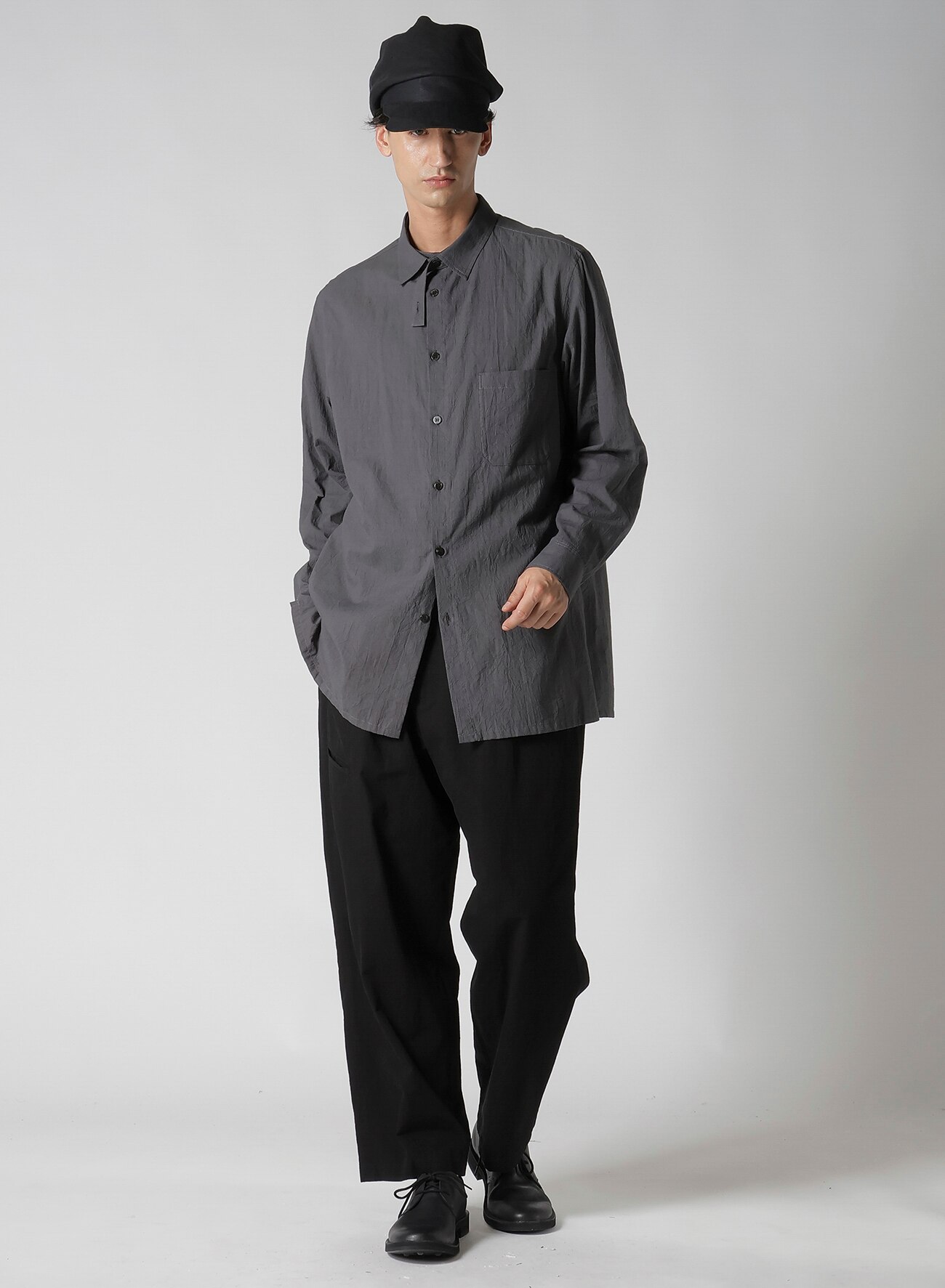 RIGHT LEG POCKET PANTS WITH COTTON LINEN UNEVEN YARN CANVAS RIGHT LEG POCKET PANTS WITH COTTON LINEN UNEVEN YARN CANVAS